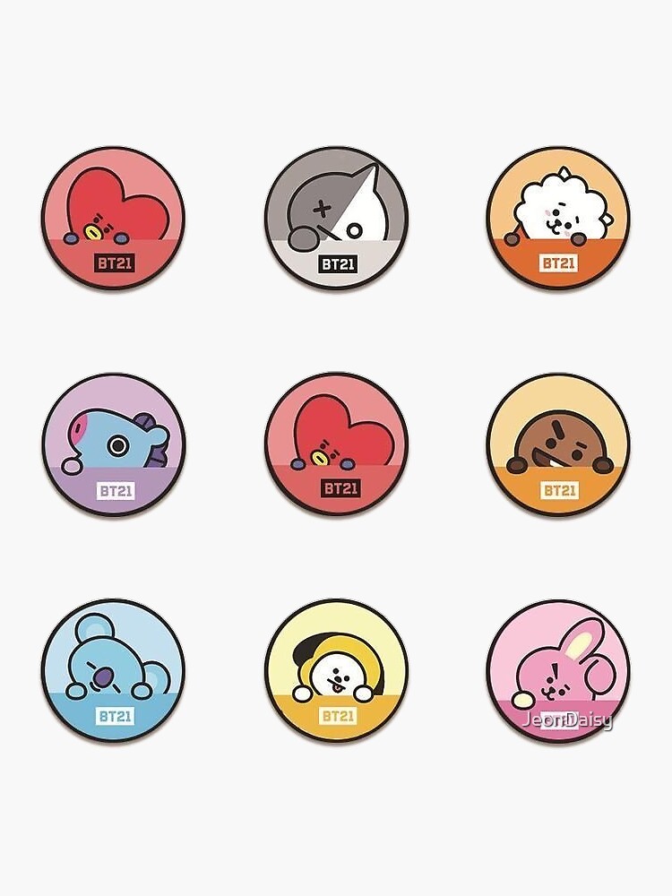 " BT21 Baby Cute Set" Sticker for Sale by JeonDaisy | Redbubble