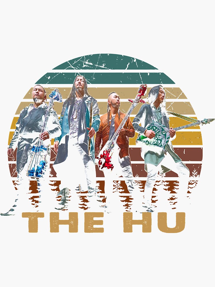 "members The hu band rock mongolia art " Sticker by nelissa023 | Redbubble
