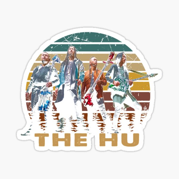"members The hu band rock mongolia art " Sticker by nelissa023 | Redbubble