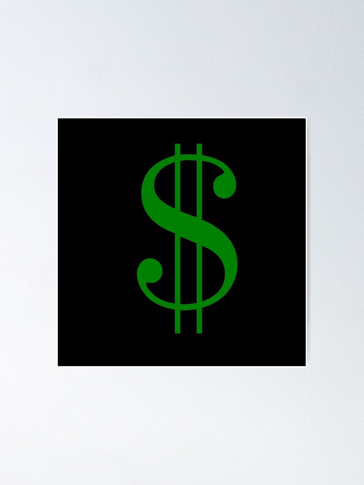 " Vintage Dollar Symbol for Money lovers " Poster for Sale by X-Trends ...