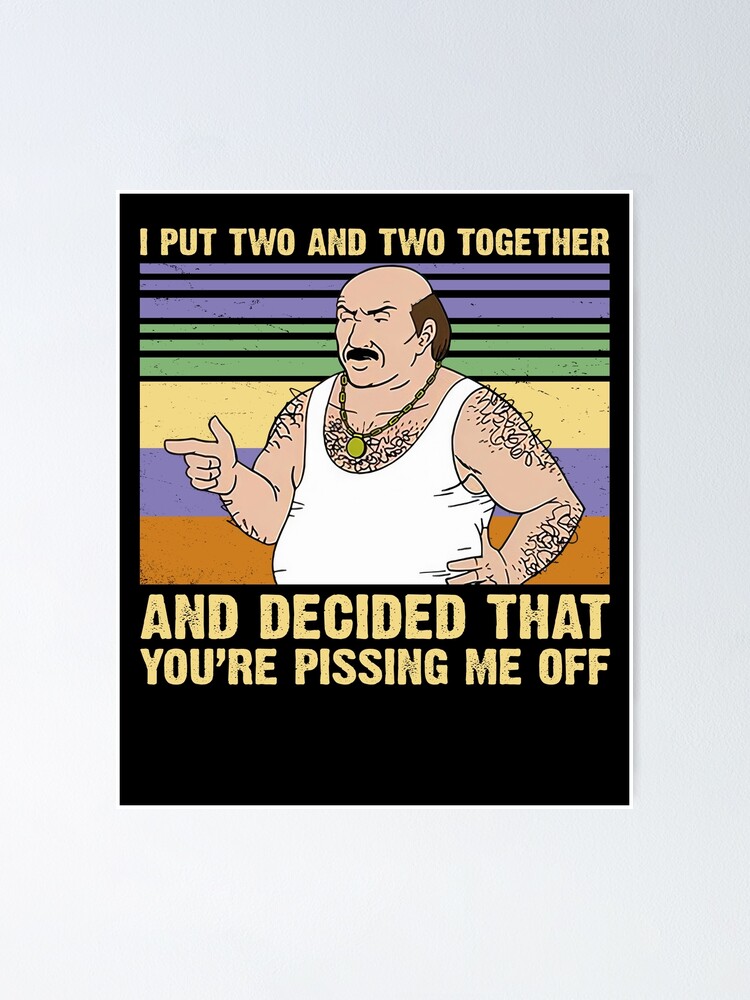 "Carl I Put Two And Two Together" Poster for Sale by Christof425 ...