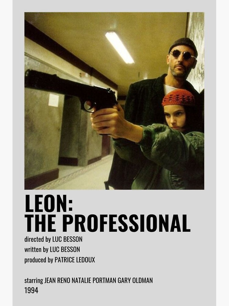 "Leon: the Professional (1994) - Alternative Movie Poster" Sticker by ...
