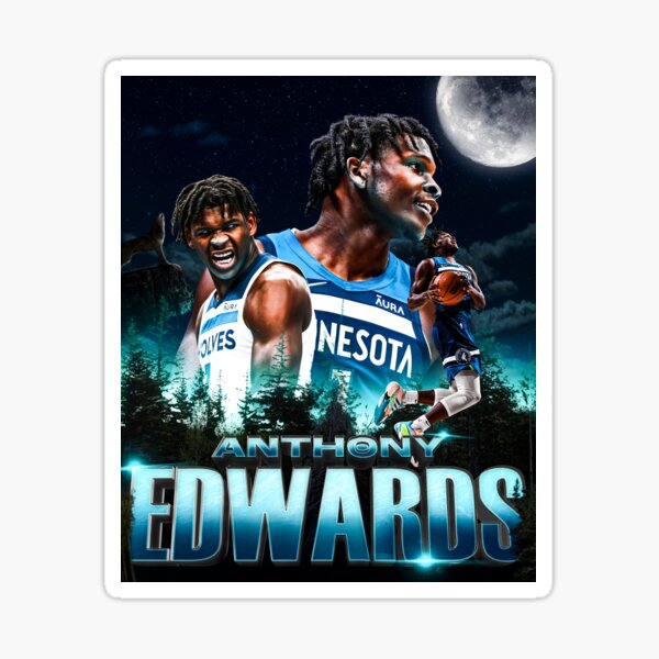 "Anthony Edwards" Sticker by boomandbang | Redbubble