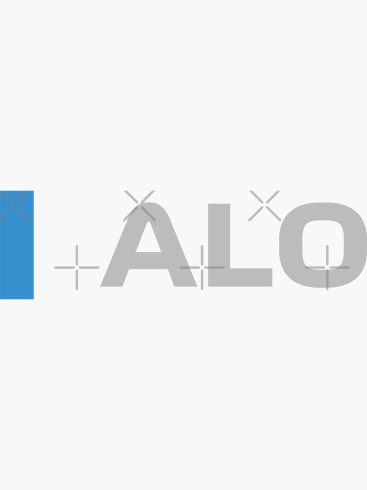 "ALO. 2022 Season - New Version! (Black BG)" Sticker for Sale by ...