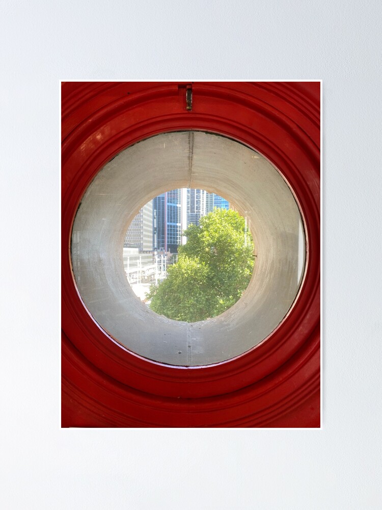 "Red Window" Poster for Sale by Pannaspanna | Redbubble