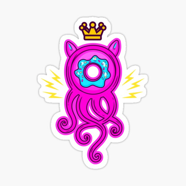 "OCTOPUS DONUT" Sticker for Sale by yusufstry | Redbubble