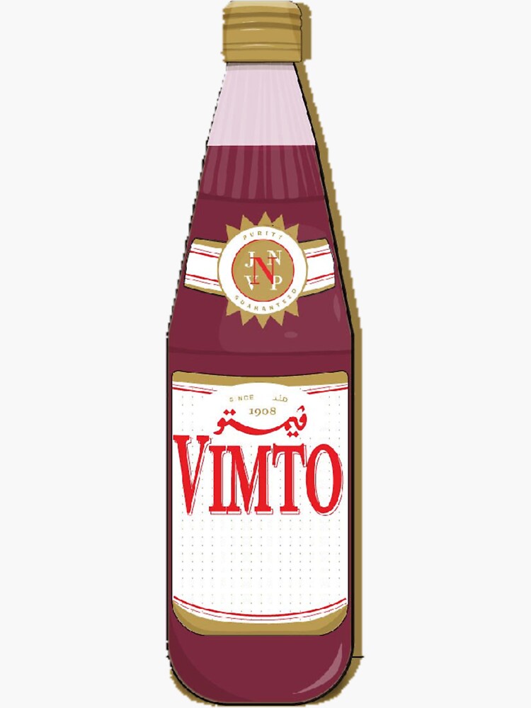 "Vimto" Sticker for Sale by Loyal25 | Redbubble