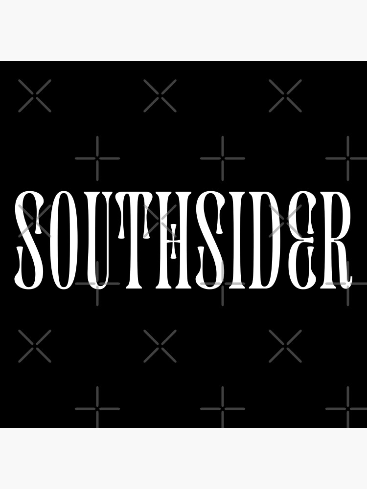 "Vintage Southsider Typography " Poster for Sale by X-Trends | Redbubble