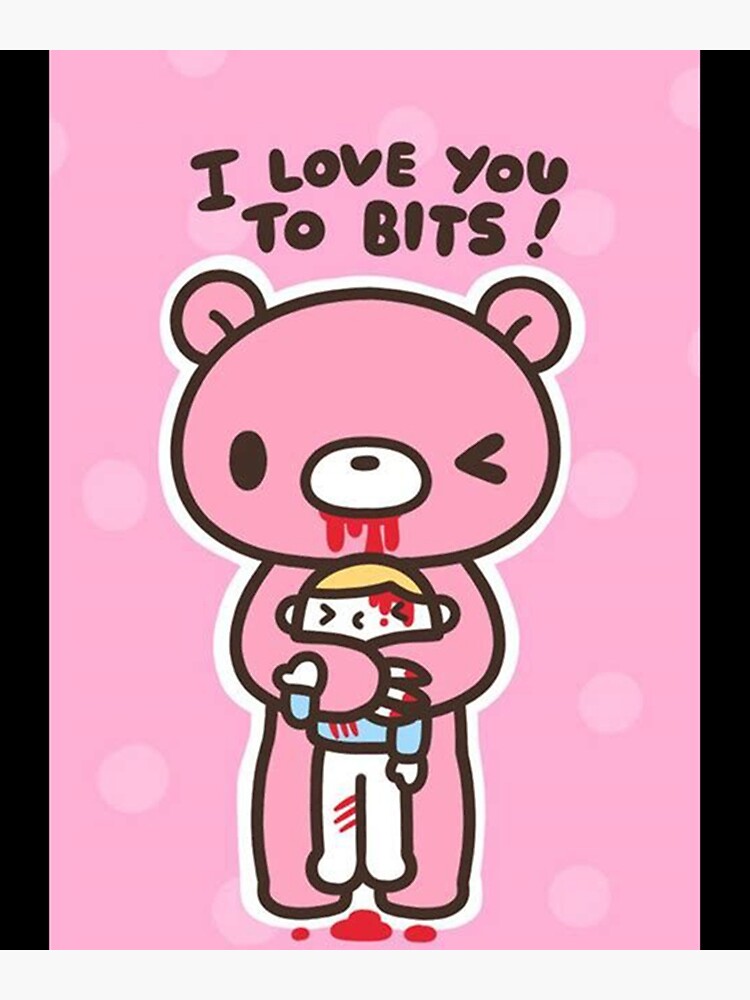 "gloomy bear " Poster for Sale by TheRobotique | Redbubble