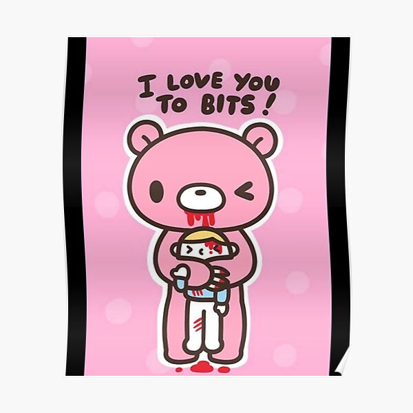 "gloomy bear " Poster for Sale by TheRobotique | Redbubble