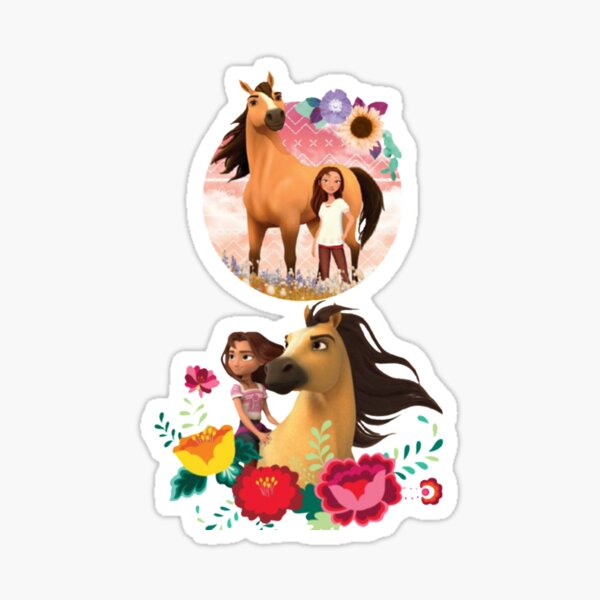 "Spirit Riding Free the Dreamworks animation " Sticker by BingoJetSales ...
