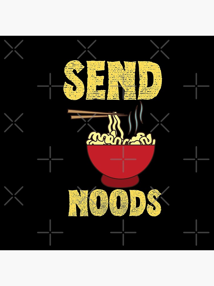 " Vintage Send Noods Typography and illustration " Poster by X-Trends ...