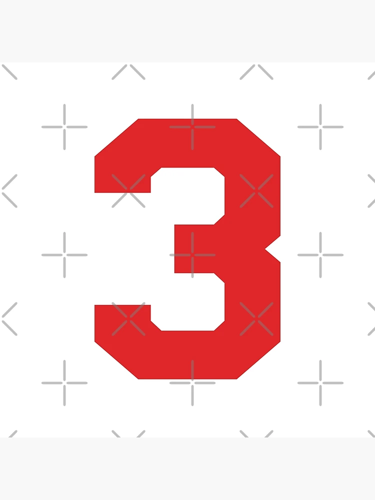 Number 3 Red