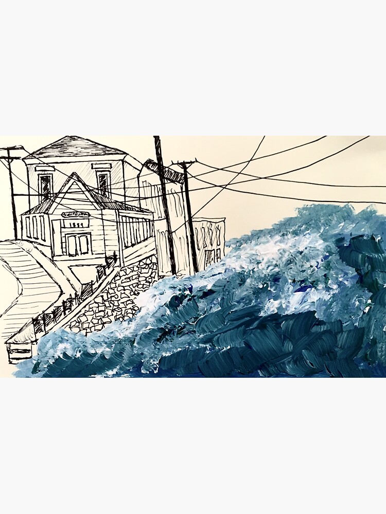 "City Flood" Sticker by frankieee | Redbubble