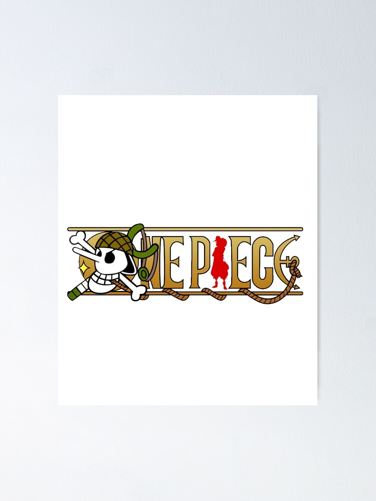 "One Piece Logo Usopp Style" Poster for Sale by TaliboyHustler | Redbubble