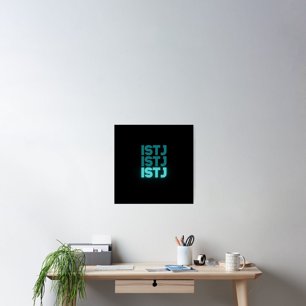 "ISTJ Personality Type Art. MBTI Art. ISTJ Gift. MBTI Gift." Poster by ...