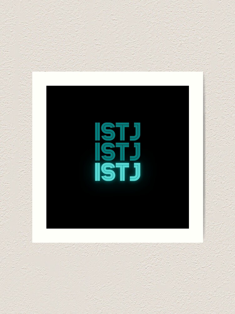 "ISTJ Personality Type Art. MBTI Art. ISTJ Gift. MBTI Gift." Art Print ...