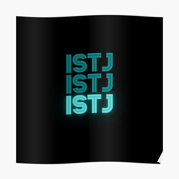 "ISTJ Personality Type Art. MBTI Art. ISTJ Gift. MBTI Gift." Poster by ...