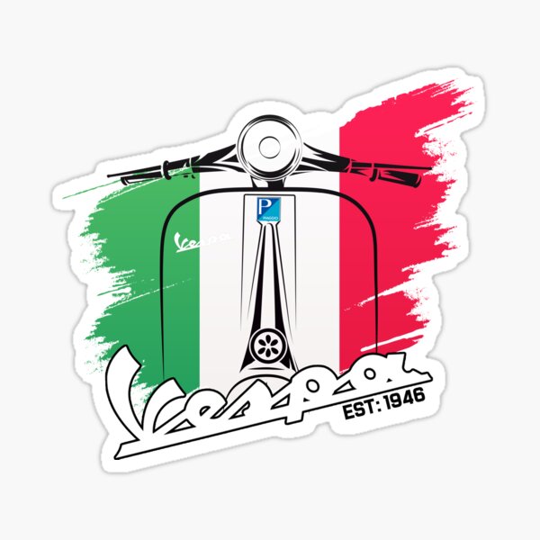 "Custom Designer Scooter of VESPA" Sticker by Ramkumar9962 | Redbubble