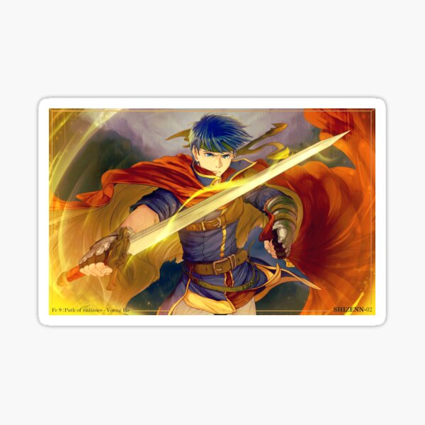 "Fire Emblem 9 Path of radiance_Young Ike" Sticker for Sale by ShiranKi ...
