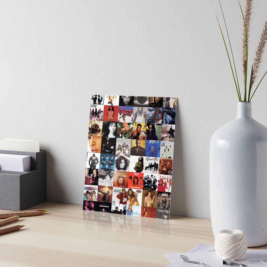 "HISTORY 90s RNB - HOME DECOR" Art Board Print for Sale by intoodeepau ...