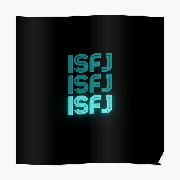 "ISFJ Personality Type Art. MBTI Art. ISFJ Gift. MBTI Gift" Poster by ...