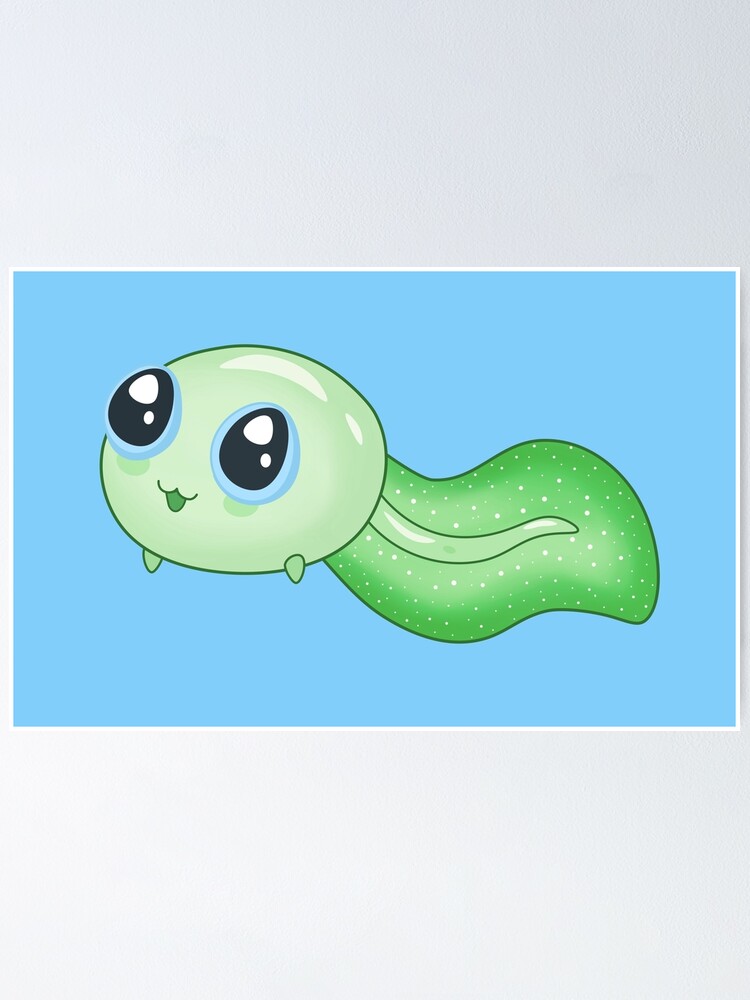 "Green Tadpole" Poster for Sale by Purr95 | Redbubble