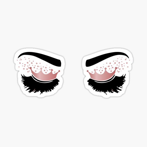 "women eyelashes,fabulash day, eyelashes" Sticker by 4pointsDesigner ...