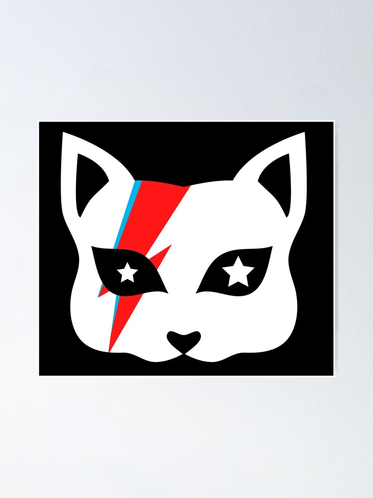 "starman cat" Poster for Sale by AliceChaine | Redbubble