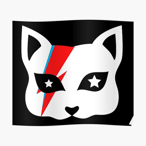 "starman cat" Poster for Sale by AliceChaine | Redbubble