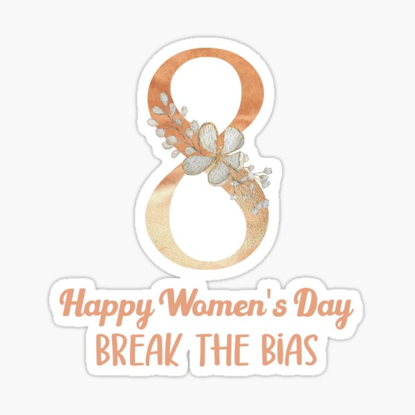 "Happy Womens Day 8 March" Sticker for Sale by sayahcreative | Redbubble