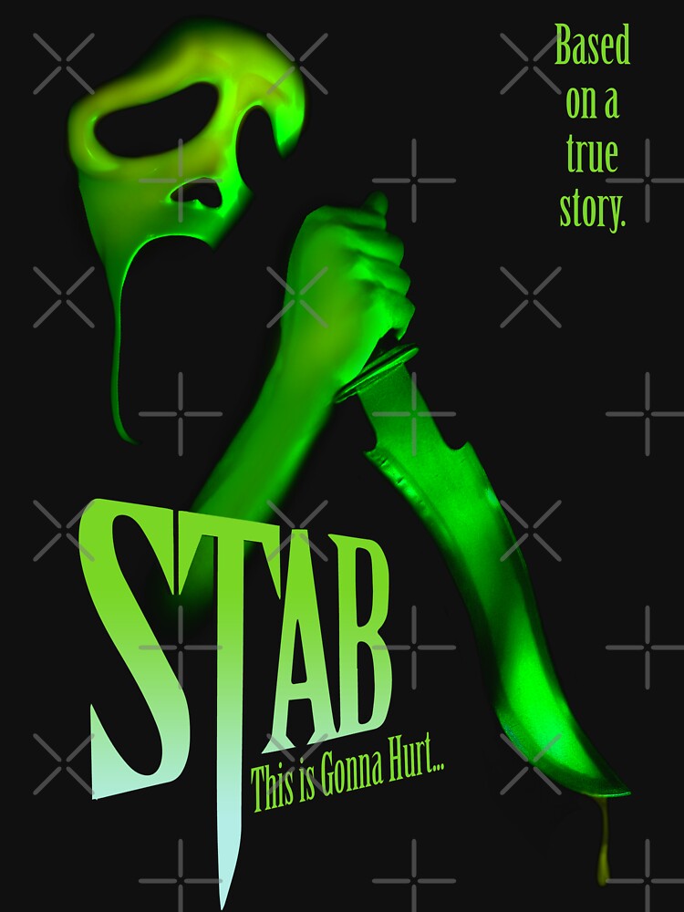 "Stab (from the Scream movie)" T-shirt for Sale by phildistress ...
