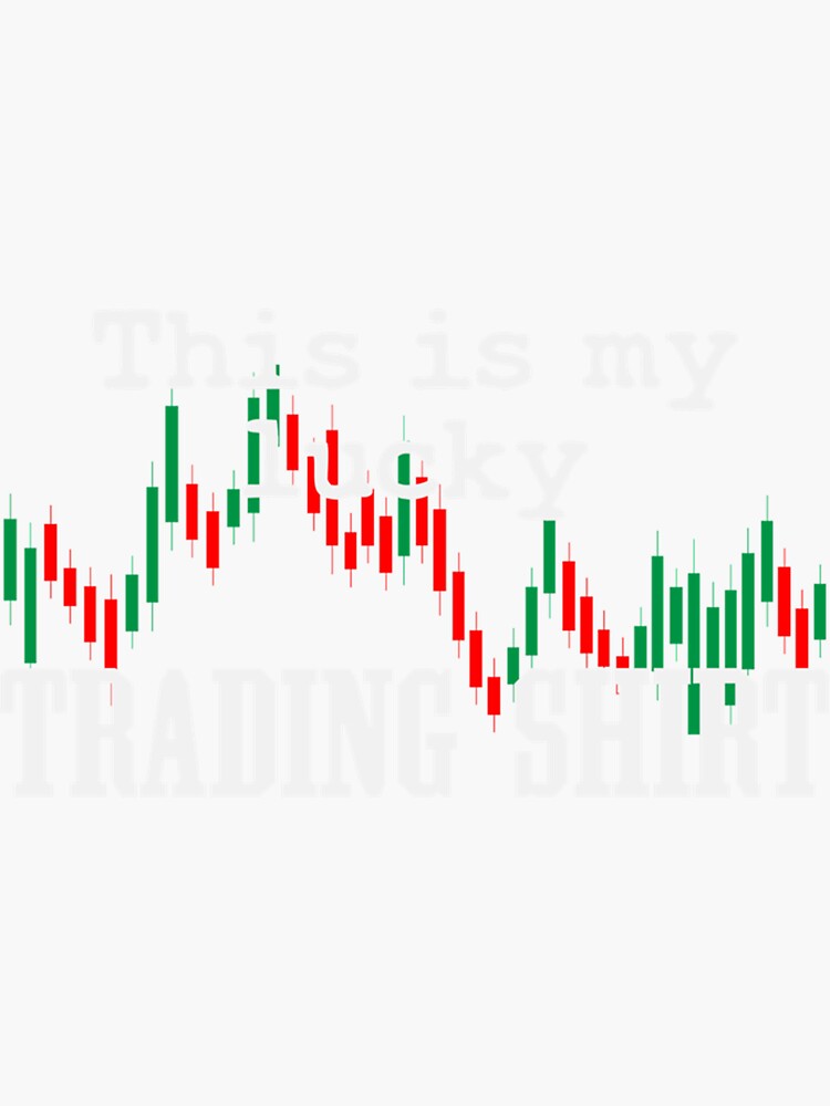 "Stock Trading Forex Day Trader Candlestick Chart" Sticker by ...