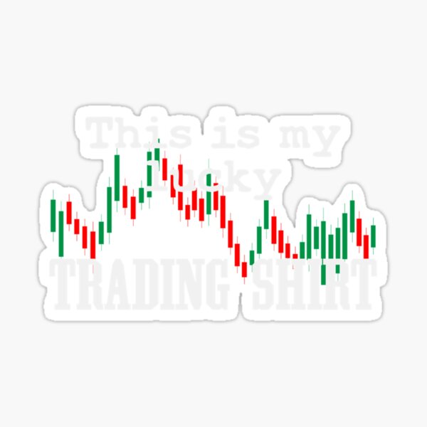 "Stock Trading Forex Day Trader Candlestick Chart" Sticker by ...