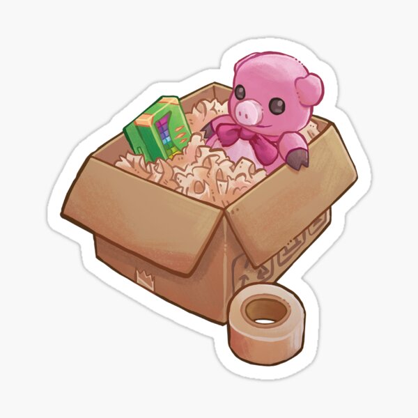 "unpacking" Sticker by leeuka | Redbubble