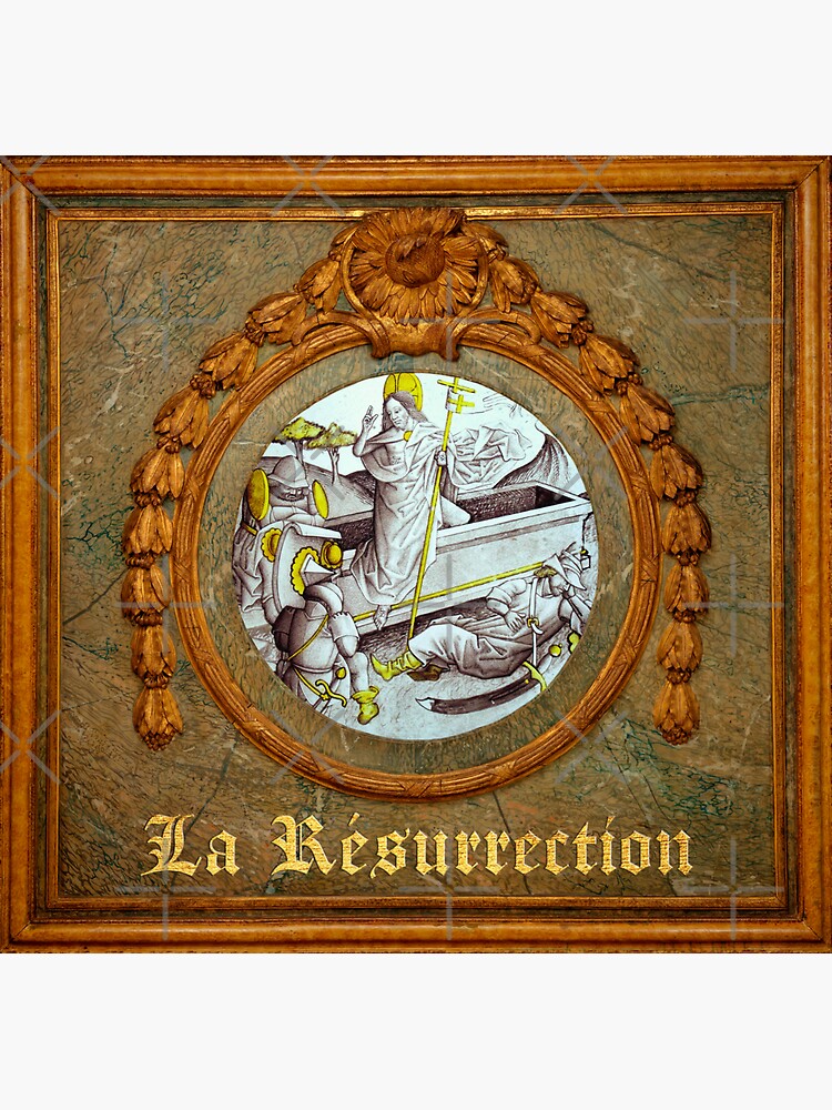"La Résurrection - The Resurrection - Collage with stained glass Jesus ...