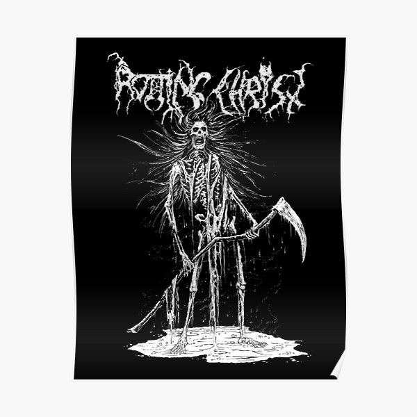 "Dead rotting christ" Poster for Sale by MOMOSNICUS | Redbubble