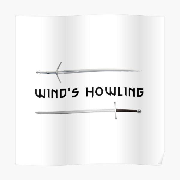 "Wind's Howling - Witcher" Poster by flevin | Redbubble