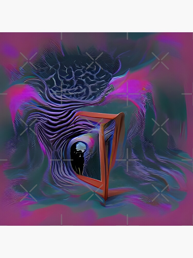 "Void of mind - AI made artwork" Poster for Sale by Mad-Boy | Redbubble