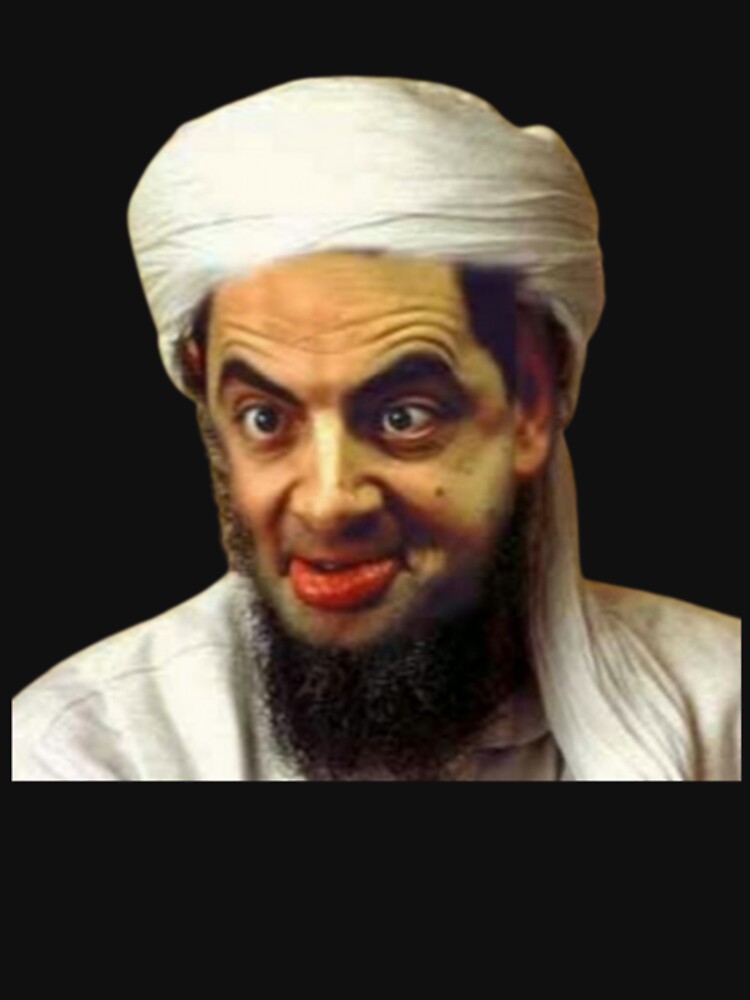 "Osama bin Laden or Osama bean laden " Essential T-Shirt for Sale by ...