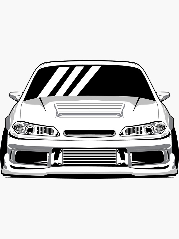 "Nissan Silvia S15 Origin Labo Comic Style" Sticker for Sale by ...