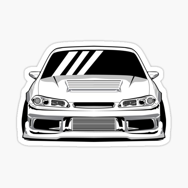 "Nissan Silvia S15 Origin Labo Comic Style" Sticker for Sale by ...