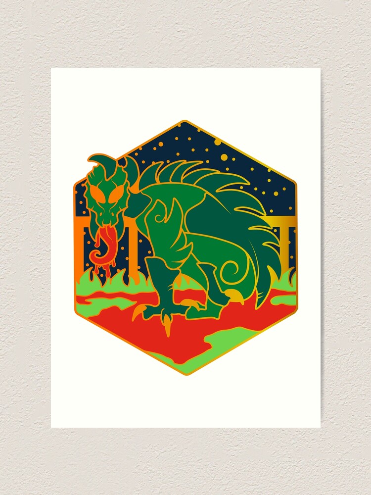 "Chupacabra | Celtic Cryptids | Enamel Pin Design Myths Folklore ...