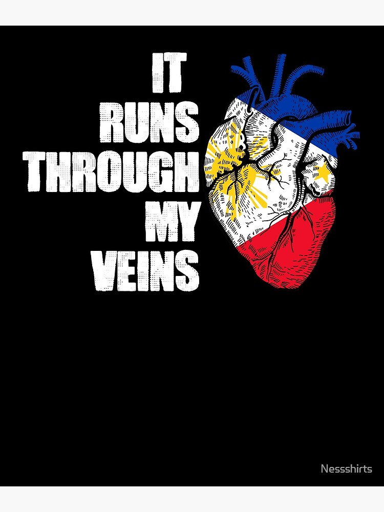 "Filipino Heart A Pinoy Pride For A Philippine Culture Lover" Poster ...