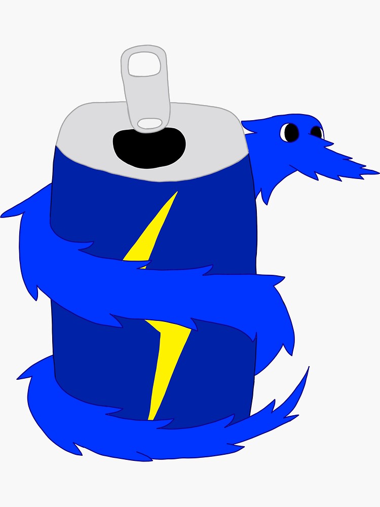 "Energy Drink Worm" Sticker by Dangerd00dles | Redbubble