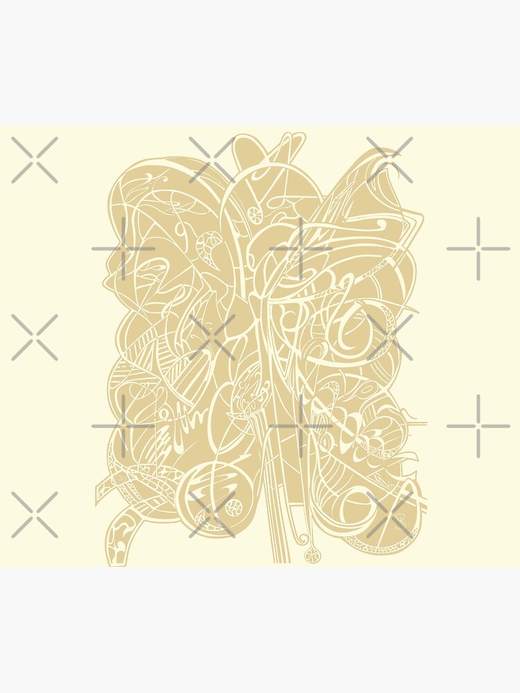 "Butterfly inverted off-white" Poster for Sale by pompelmouss | Redbubble