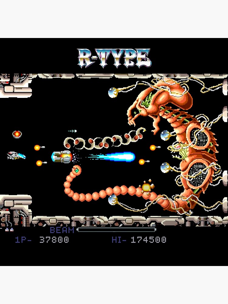 "RETRO ARCADE R-TYPE - PIXEL ART" Art Print for Sale by animacionjec ...