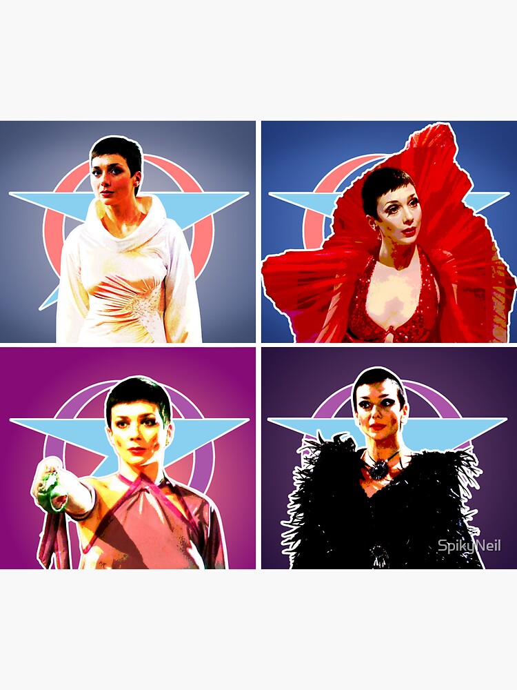 "Supreme Commander Servalan" Sticker by SpikyNeil | Redbubble