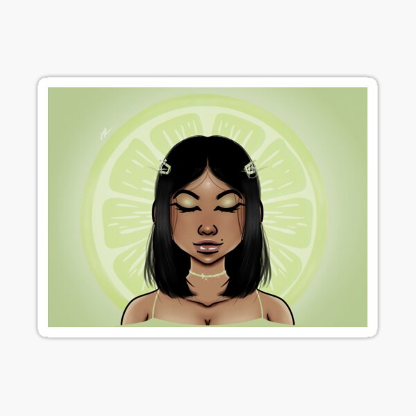 "Sour Gyal" Sticker by HarmCharmCo | Redbubble