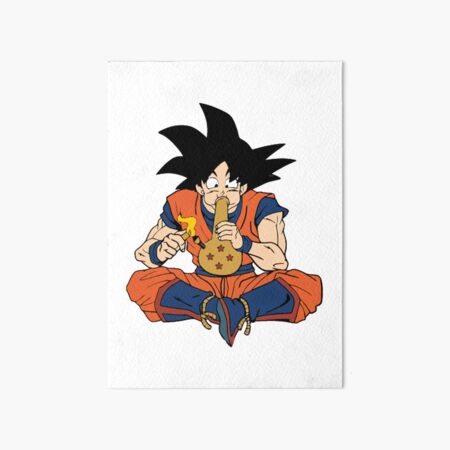 "Goku Smoking Dragon Ball Z" Art Board Print by ThaiHuyenStore | Redbubble